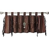 Amazon.com: Carstens Western Fringed Concho Valance : Home & Kitchen