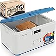 Amazon.com: SereneLife Locking Storage Container Bin - 21 Gallon Large ...