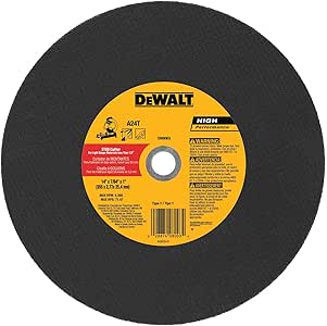 DeWalt DW8003 14" Chop Saw Wheel - - Amazon.com