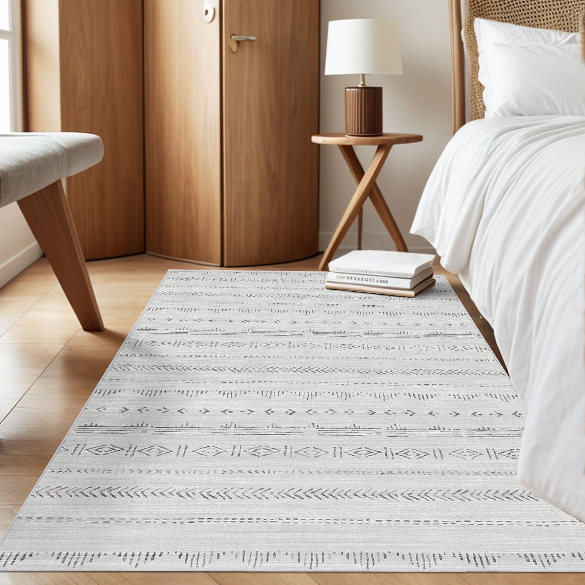 Deerly Area Rug 3x5 Rug Moroccan Boho Machine Washable Rugs 3x5 with ...