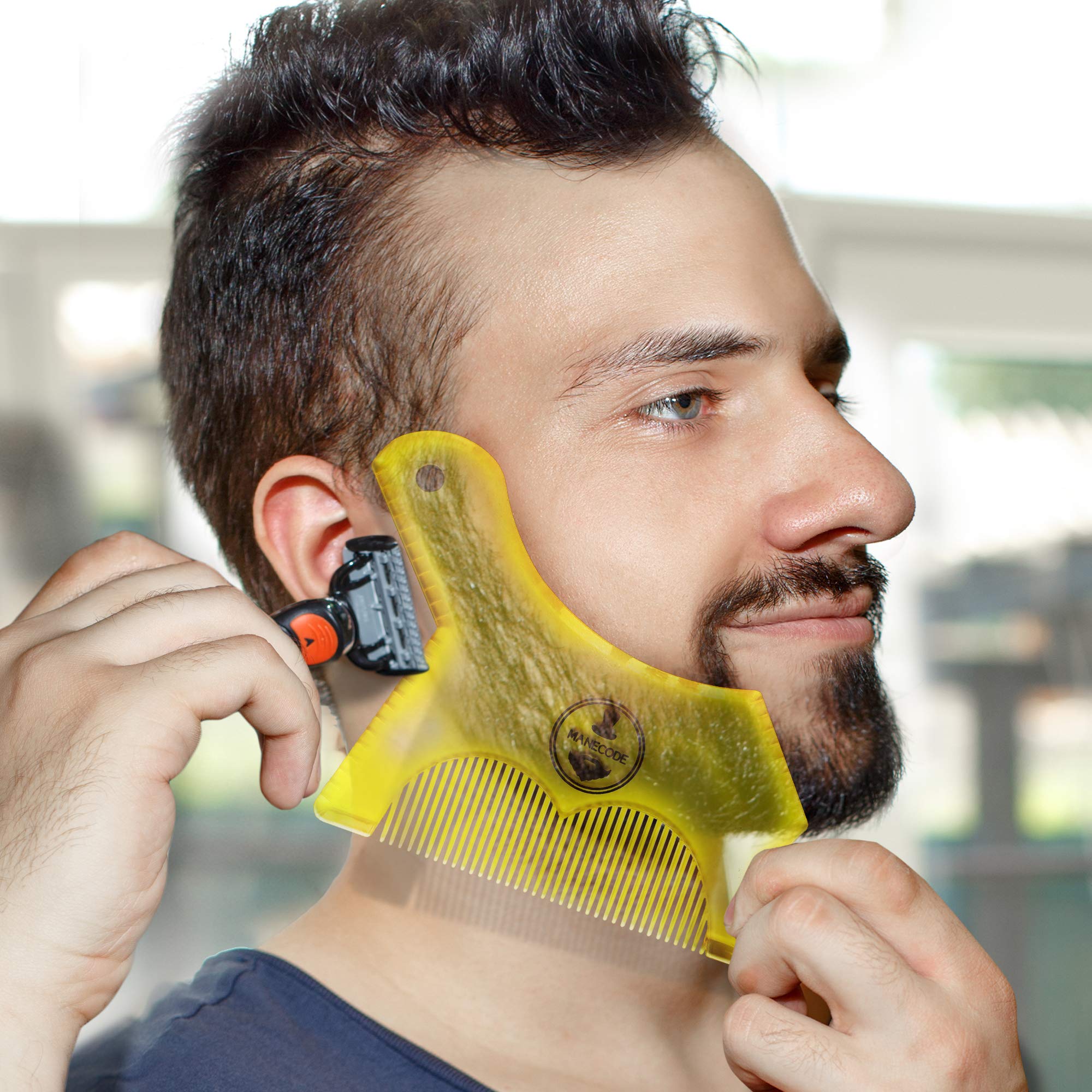 Beard Shaping Tool Trimming Shaper Template Guide For Shaving Or 