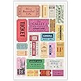 Amazon.com: Generic Vintage Life Ticket Stub Poster Trendy Wall Art ...