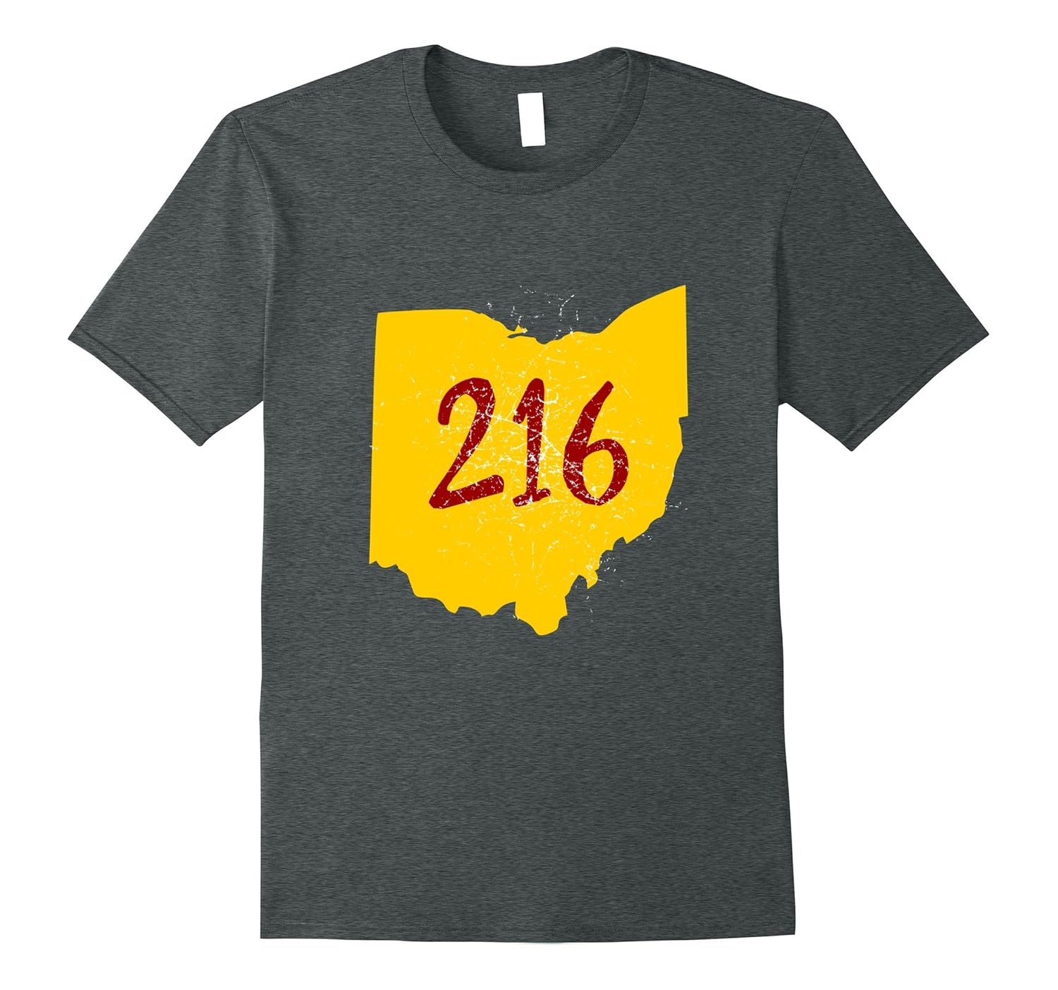 Cleveland T-shirts 216 Area Code Tee-4LVS