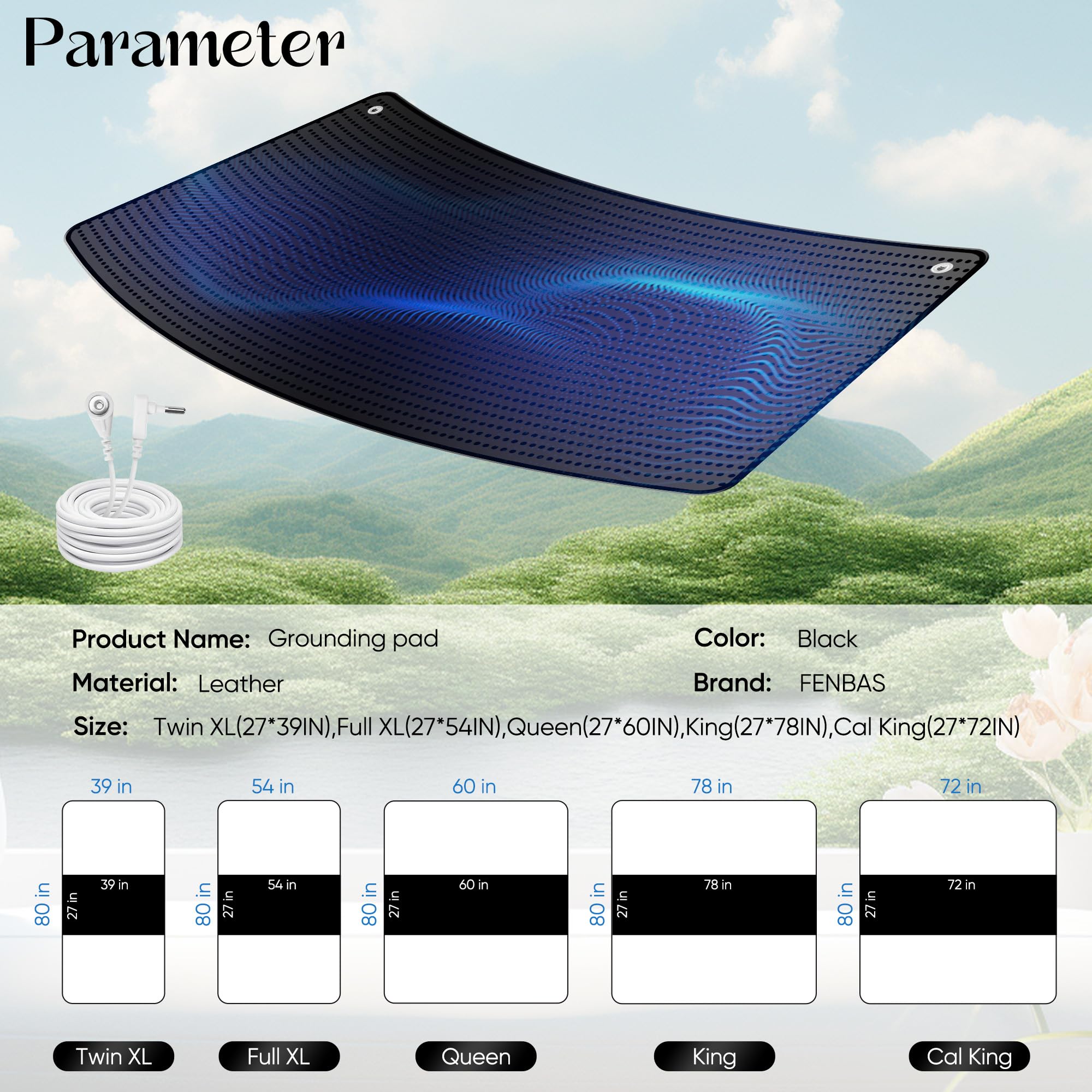 Pemf Therapy Devices Earthing Grounding Mat,Grounding Mat Black ...