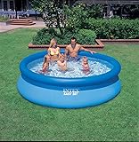 Intex 28110E Easy Set Inflatable Swimming Pool, Blue (8 x 30"): Amazon ...