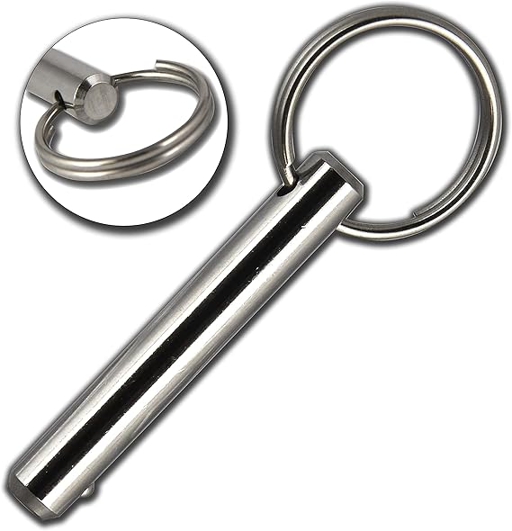 PROTECH 2 Stück Steckbolzen mit Kugel Sicherungsbolzen 5x28mm Edelstahl ...