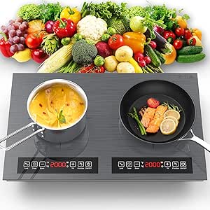 Amazon.com: Induction Cooktop, 110V Electric Cooktop 24 inch, LED Touch ...
