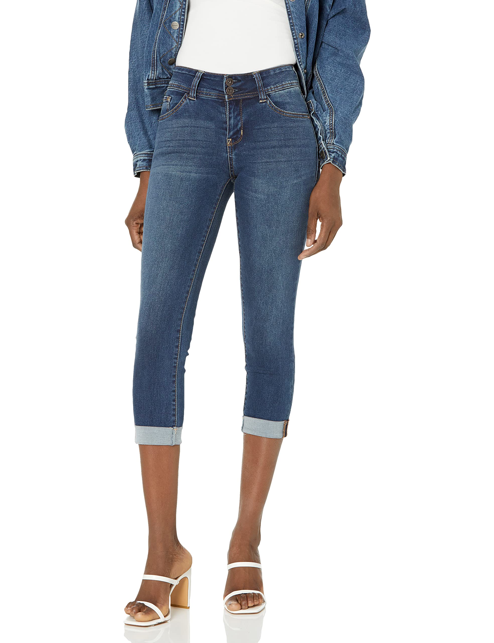 WallFlower Women's Ultra Crop Mid-Rise Insta Soft Juniors (Standard and ...