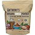 Amazon.com: Anthony's Organic Raw Cocoa Powder, 5 lb, Batch Tested and ...