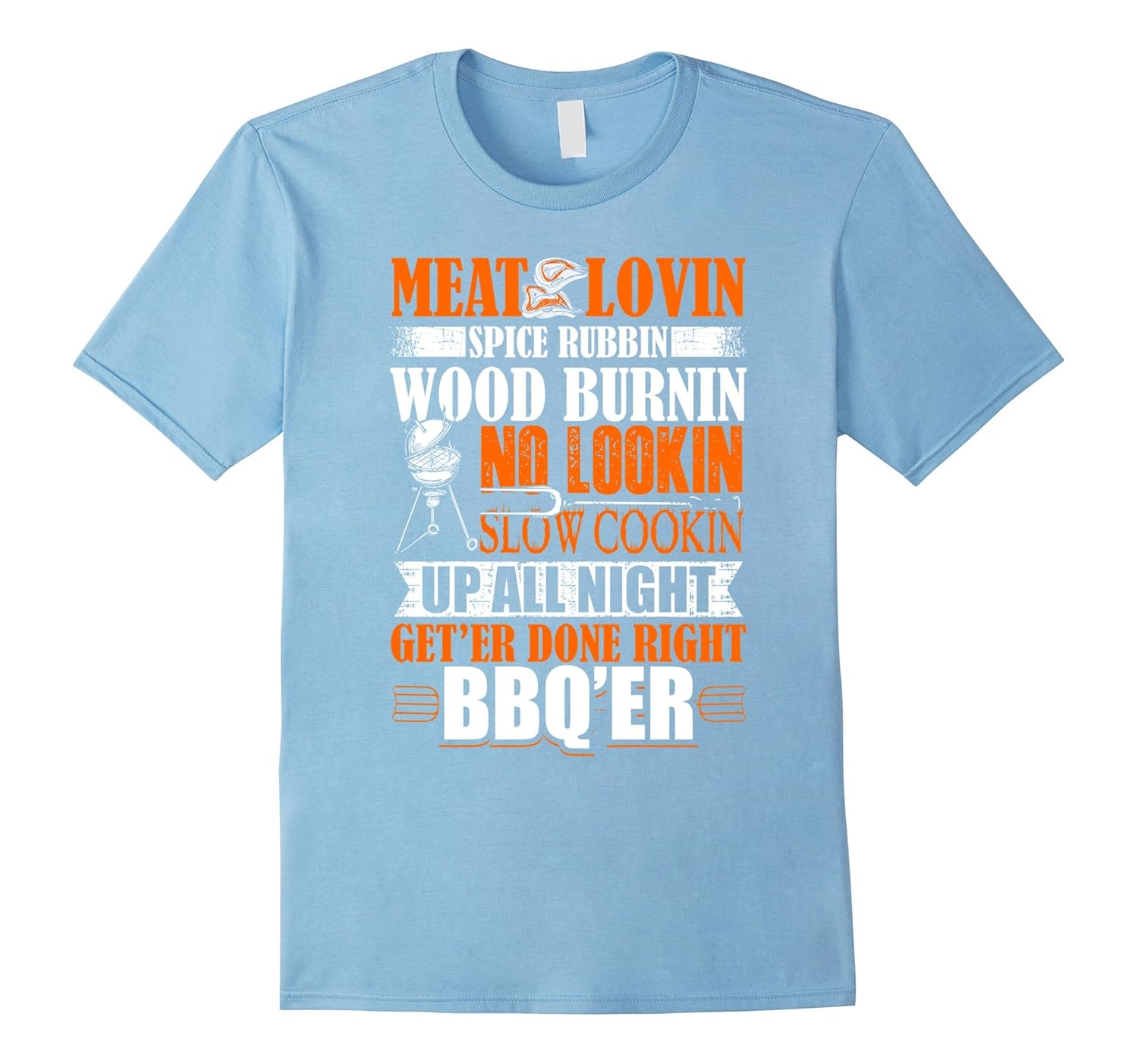 Mens Funny BBQ T Shirt-T-Shirt – Managatee