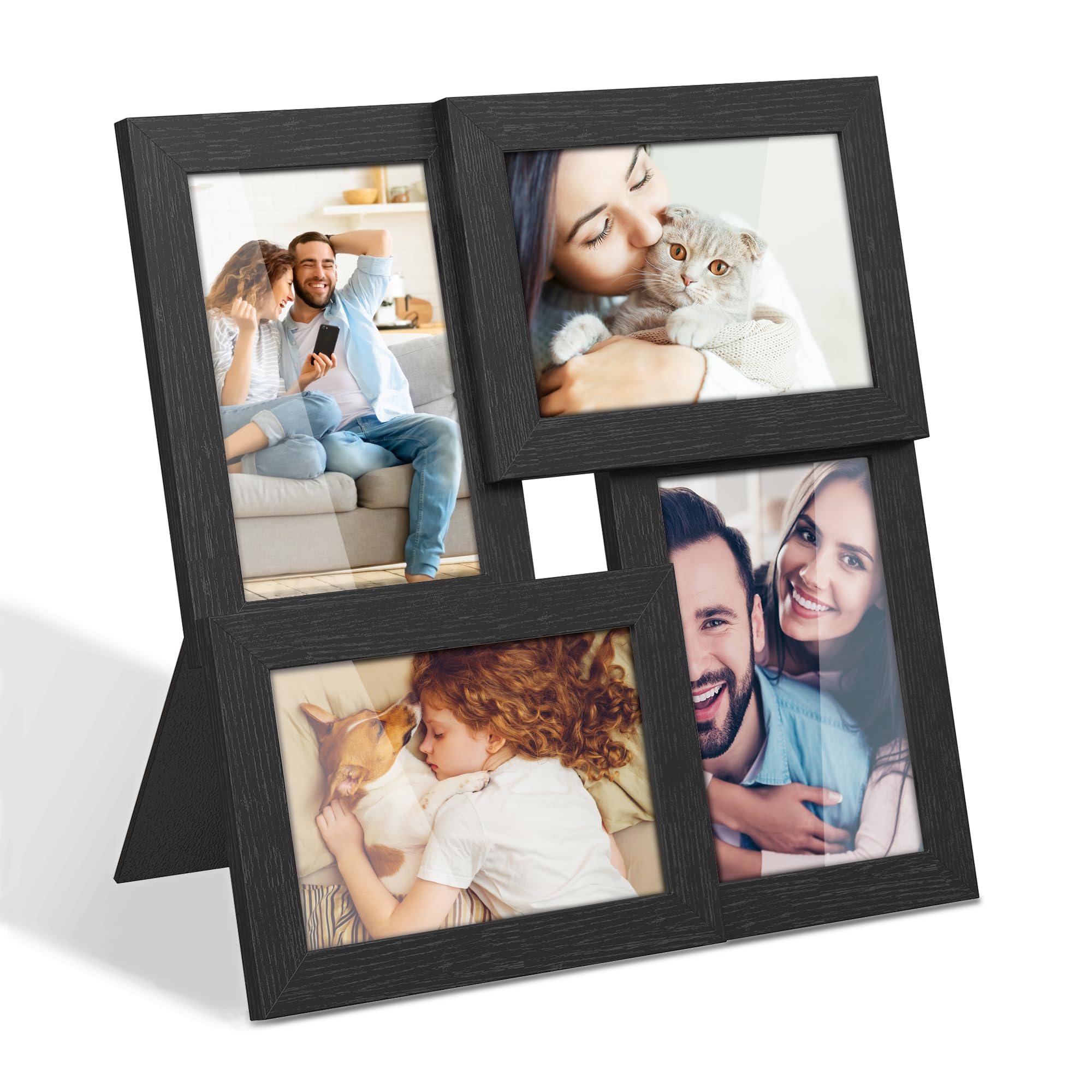 SONGMICS 4x6 Collage Picture Frames, Family Photo Collage Frame Set of ...