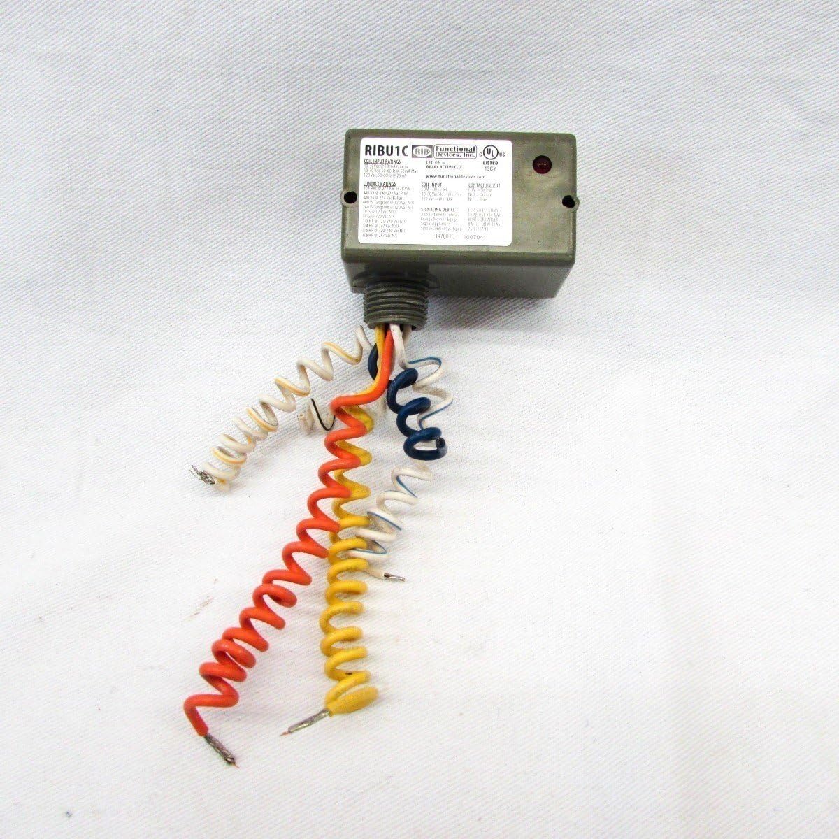 Amazon.com: RIBU1C SPDT ENCLOSED PILOT RELAY 10 AMP SP: Home & Kitchen