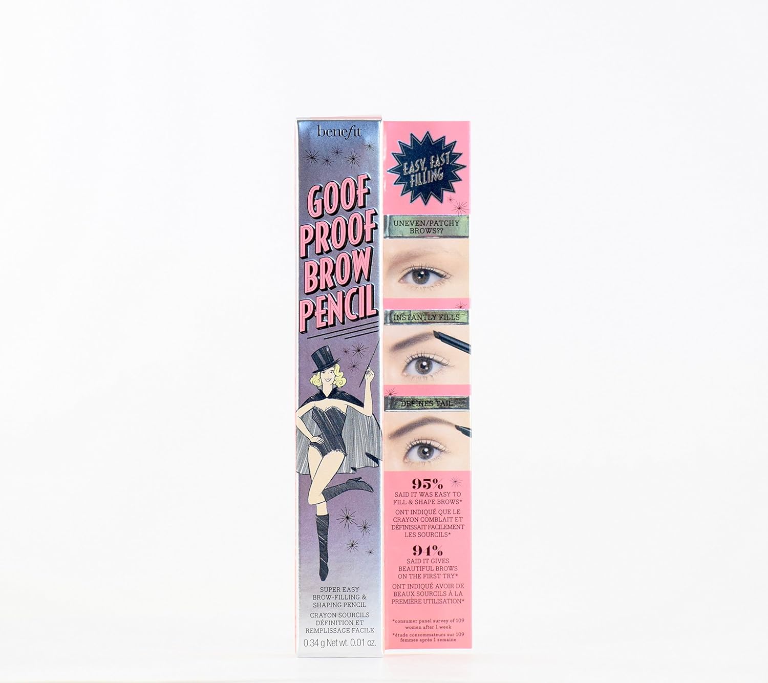 Benefit Goof Proof Brow Pencil Super Easy Eyebrow Shaping and Filling ...