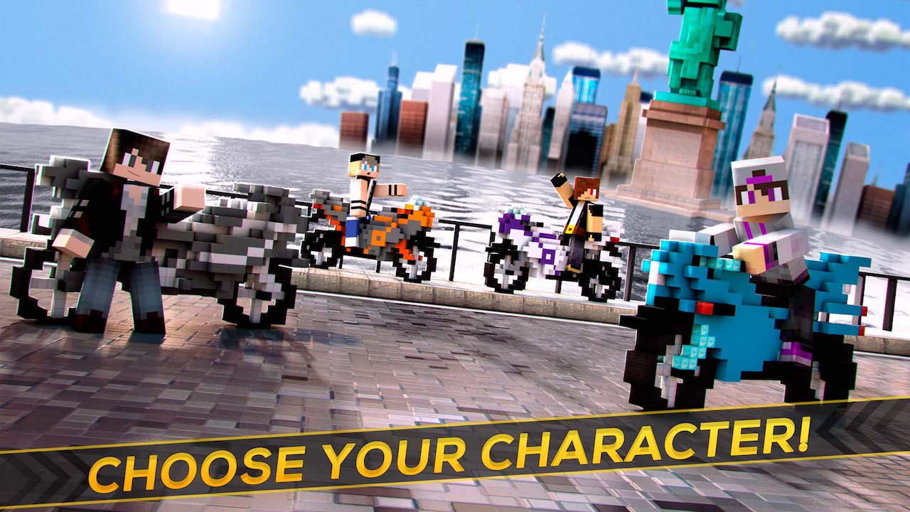 Blocky Motorbikes - Crazy GP Motorbike Racing Game:Amazon.co.uk ...