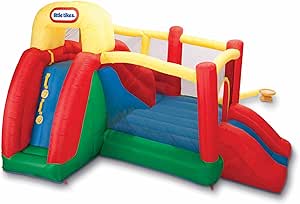 Little Tikes Double Fun Slide 'n Bounce Bouncer, Inflatable Bouncers ...