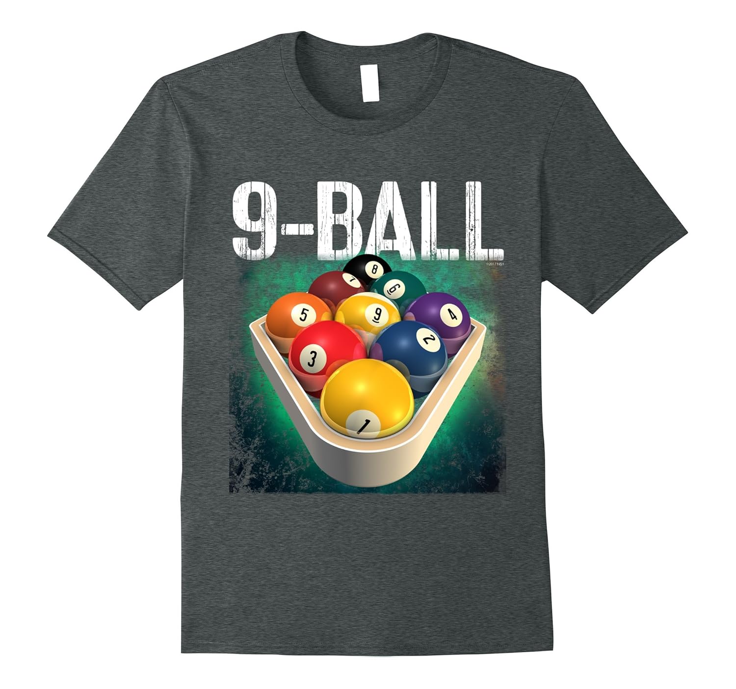 Pool Billiards 9 Ball TShirt-4LVS