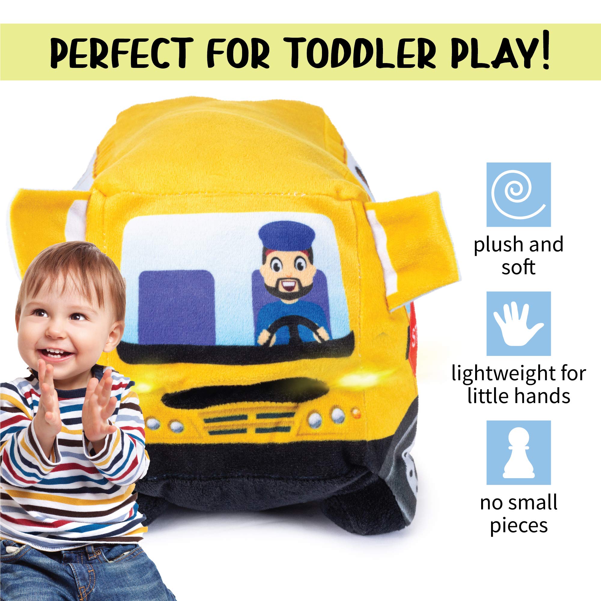 Mua Wheels On The Bus Plush | Stuffed School Bus | Wheelie School ...