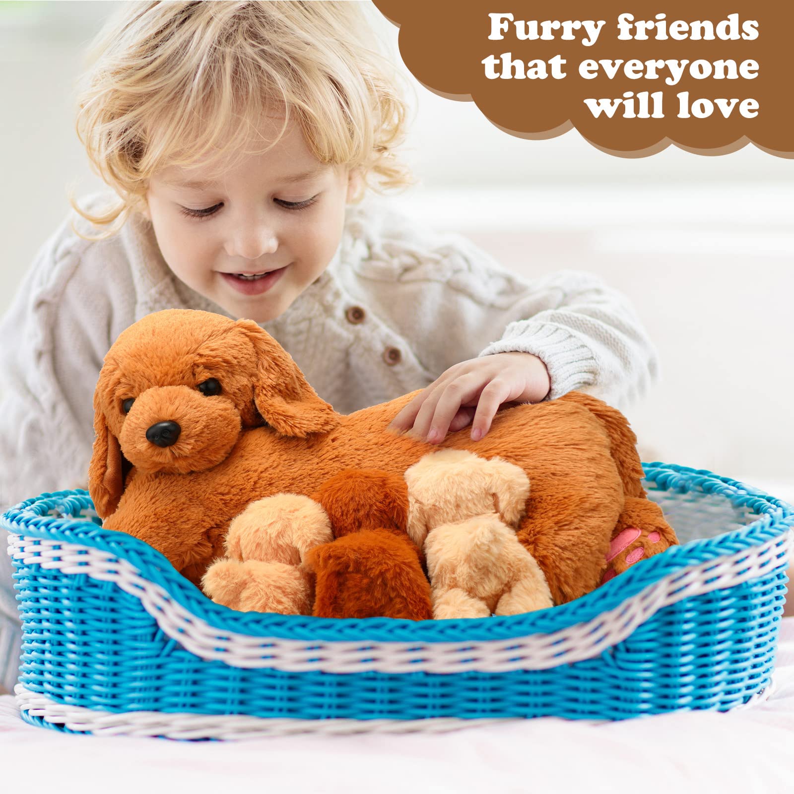 Mua Nurturing Dog Stuffed Animal Sets Soft Cuddly Golden Retriever ...