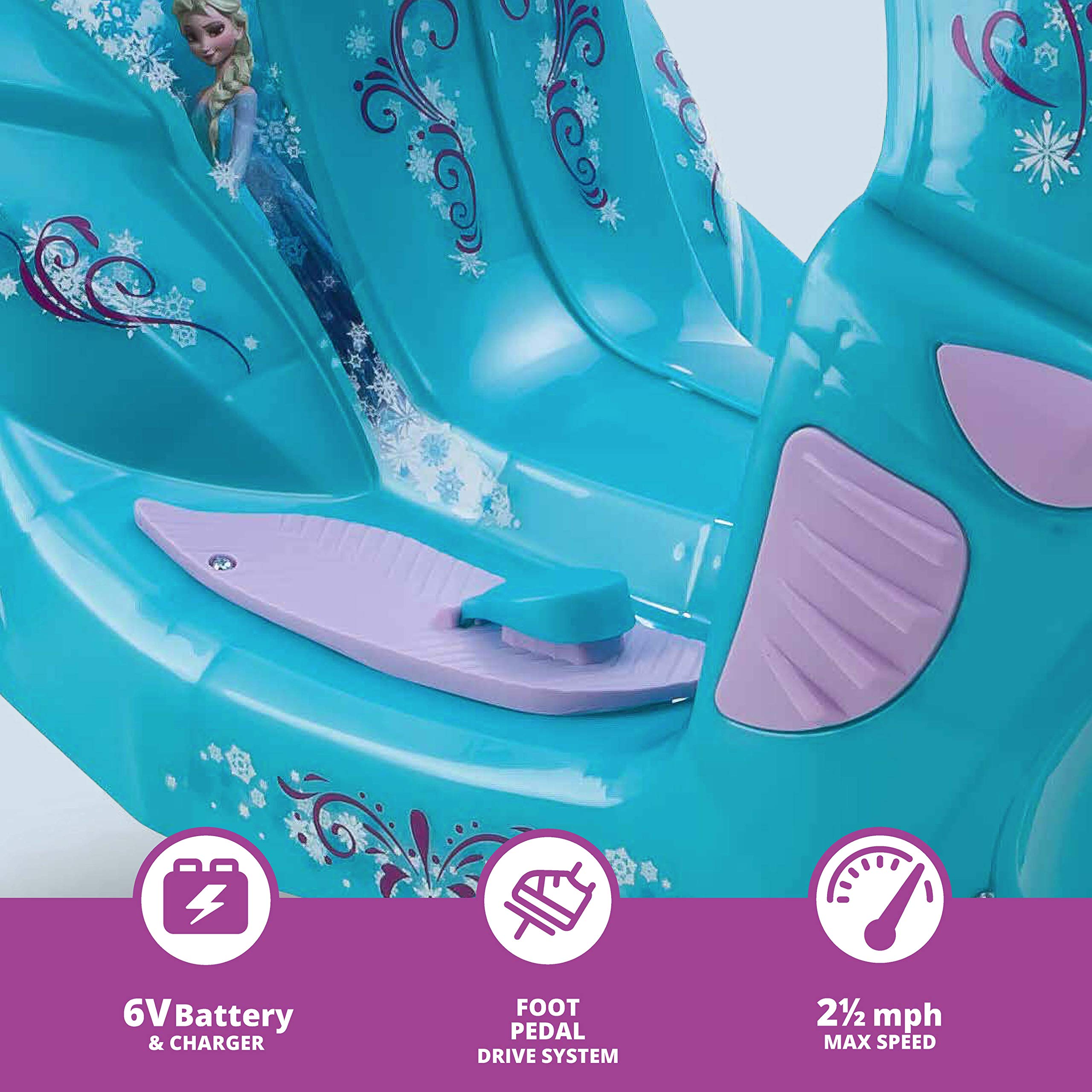 Mua Kid Trax Disney Frozen Kids Scooter Ride On Toy, 6 Volt, Kids 3-5 ...