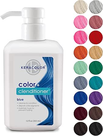 Keracolor Color Plus Clenditioner, Blue, 355 ml: Amazon.com.au