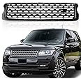 Amazon.com: PartsFlow Front Upper Grille Grill Glossy Black For Land ...