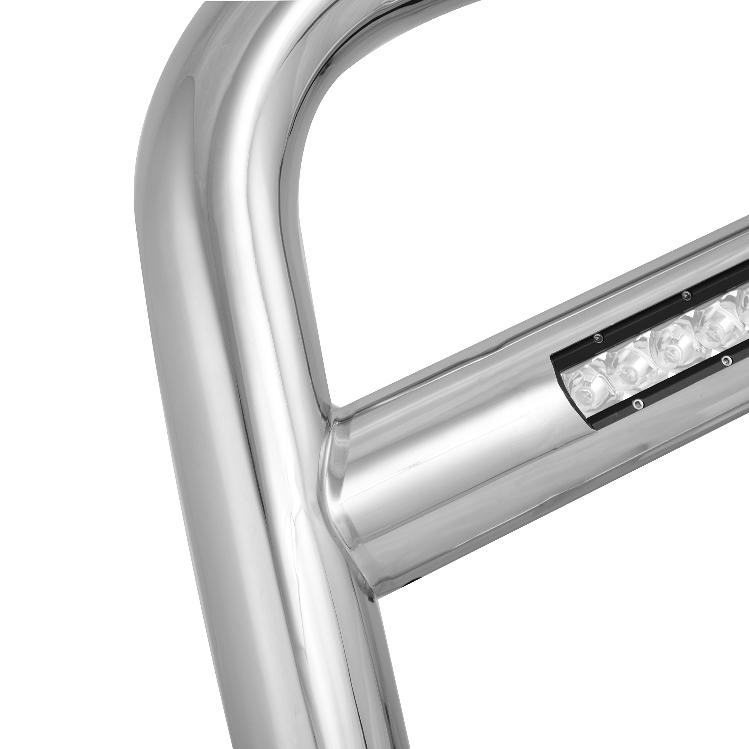 Mua Black Horse MAX Beacon Bull Bar No Skid Plate Stainless Steel ...