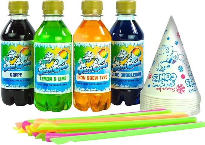 Snow Cones Syrup | Slush Syrup - 4 x 250ml Bottles - The Unicorn Pack ...