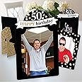 Amazon.com - Big Dot of Happiness Adult 50th Birthday - Gold - Birthday ...