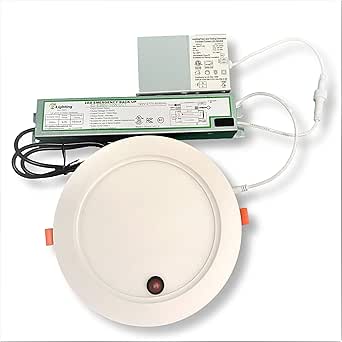 E2Lighting LED Downlight 8 Inch | 18W Dimmable w/ 90 Min Emergency ...