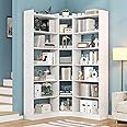 Amazon.com: Nosepen 70.8" Tall Corner Bookshelf and Bookcases, 7 Tiers Morden Large Etagere ...