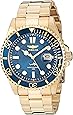 Amazon.com: Invicta Men's Pro Diver 43mm Gold Tone Stainless Steel ...