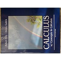 CALCULUS W/CONCEPTS IN CALCULUS: Robert Ellis: 9781133436751: Amazon ...
