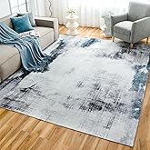 Amazon.com: OIGAE Washable Rug 8x10, Abstract Modern Area Rugs with Non ...