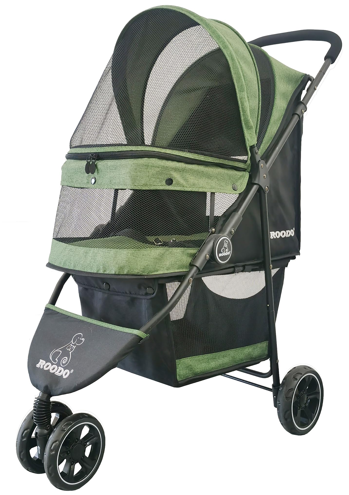 ROODO Dog Stroller Cat Stroller 3 Wheel Pet Stroller Best Lightweight ...