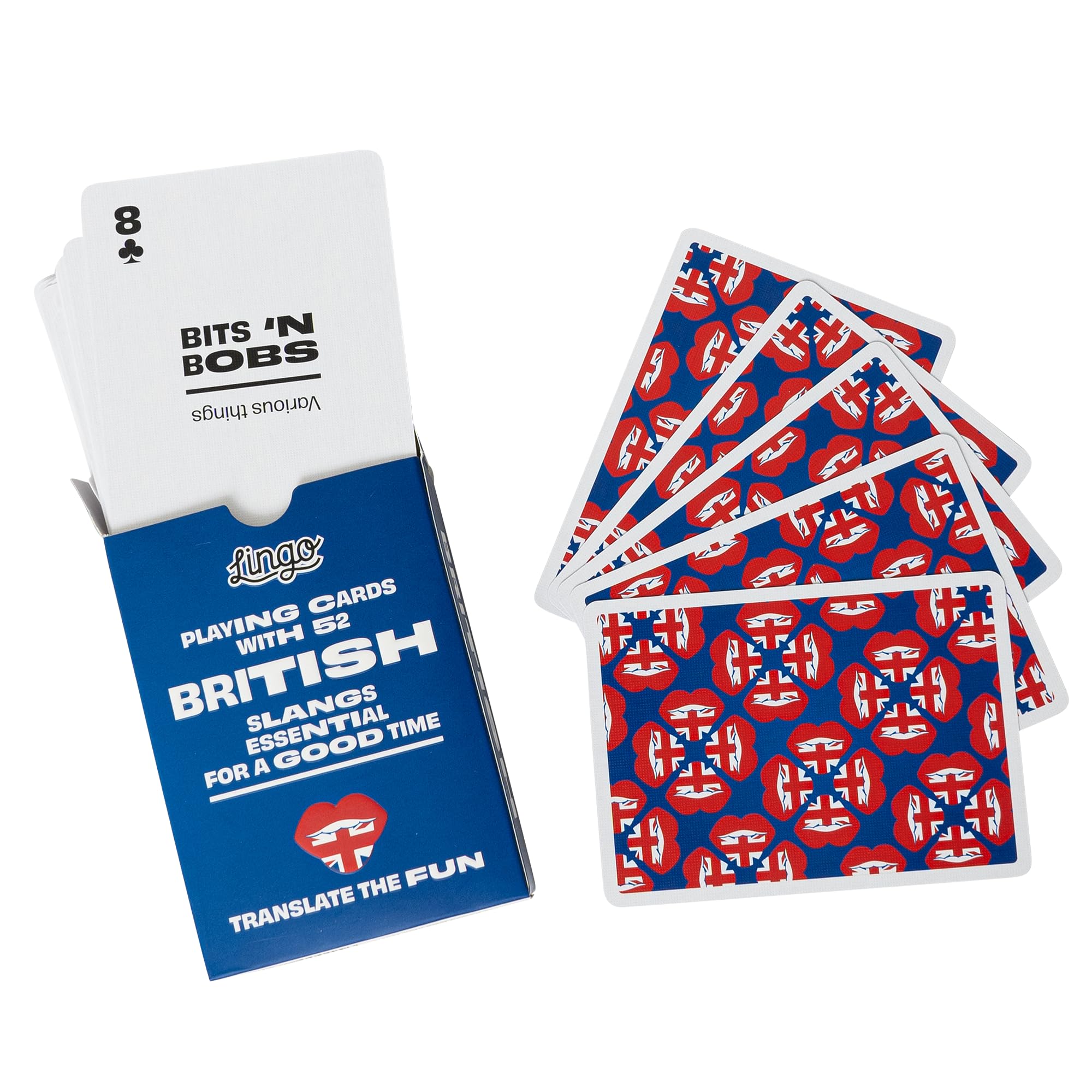 Mua British Lingo Playing Cards | Travel Flashcards | Learn British ...