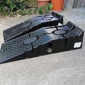 Auffahrrampe 2er Set Schwerlast Rampe bis 2.5 Tonnen KFZ-Auffahrt ...