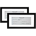 Amazon.com: 5x10 Black Gallery Business License Frame with 3.5x8 Mat ...