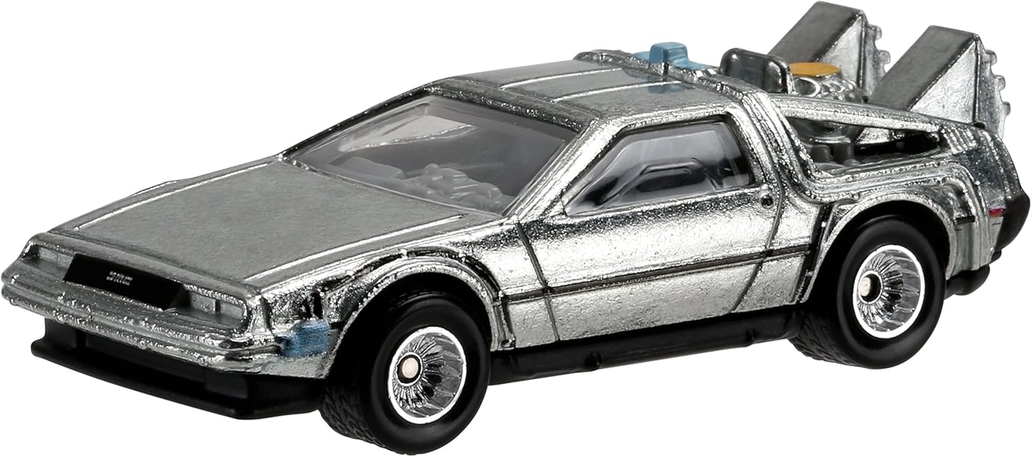 DeLorean Back To The Future Time Machine 1:64 Hot Wheels Retro Entertainment DJF49: Amazon.de ...