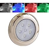 Amazon.com: Wave One Marine 4" LED RGBW Surface Mount Courtesy Internal ...