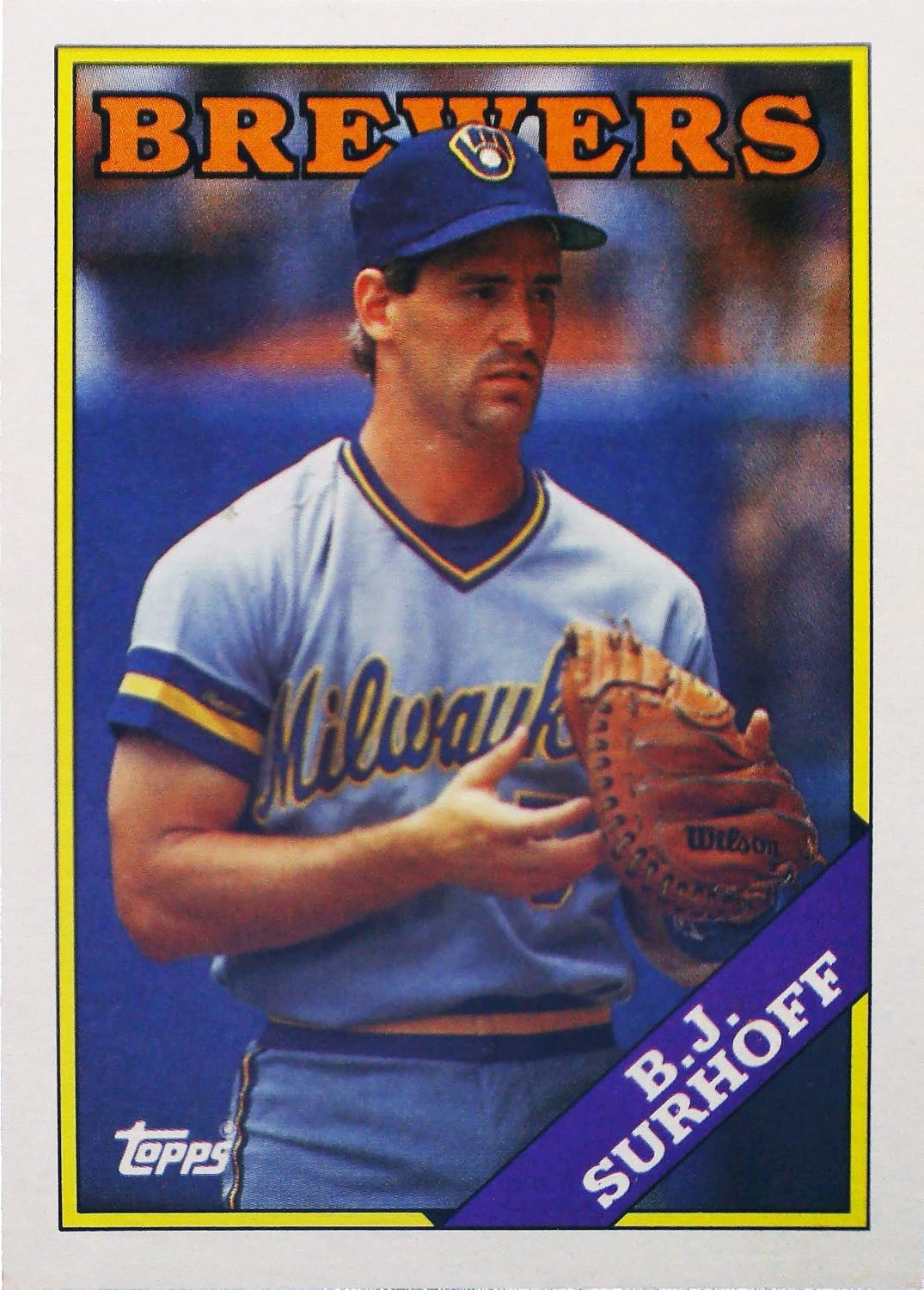 Amazon.com: 1988 Topps Baseball Card #491 B.J. Surhoff: Collectibles ...