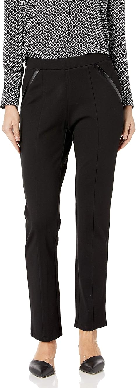 Rafaella Women's Ponte Comfort Fit Slim Leg Pants at Amazon Women’s ...