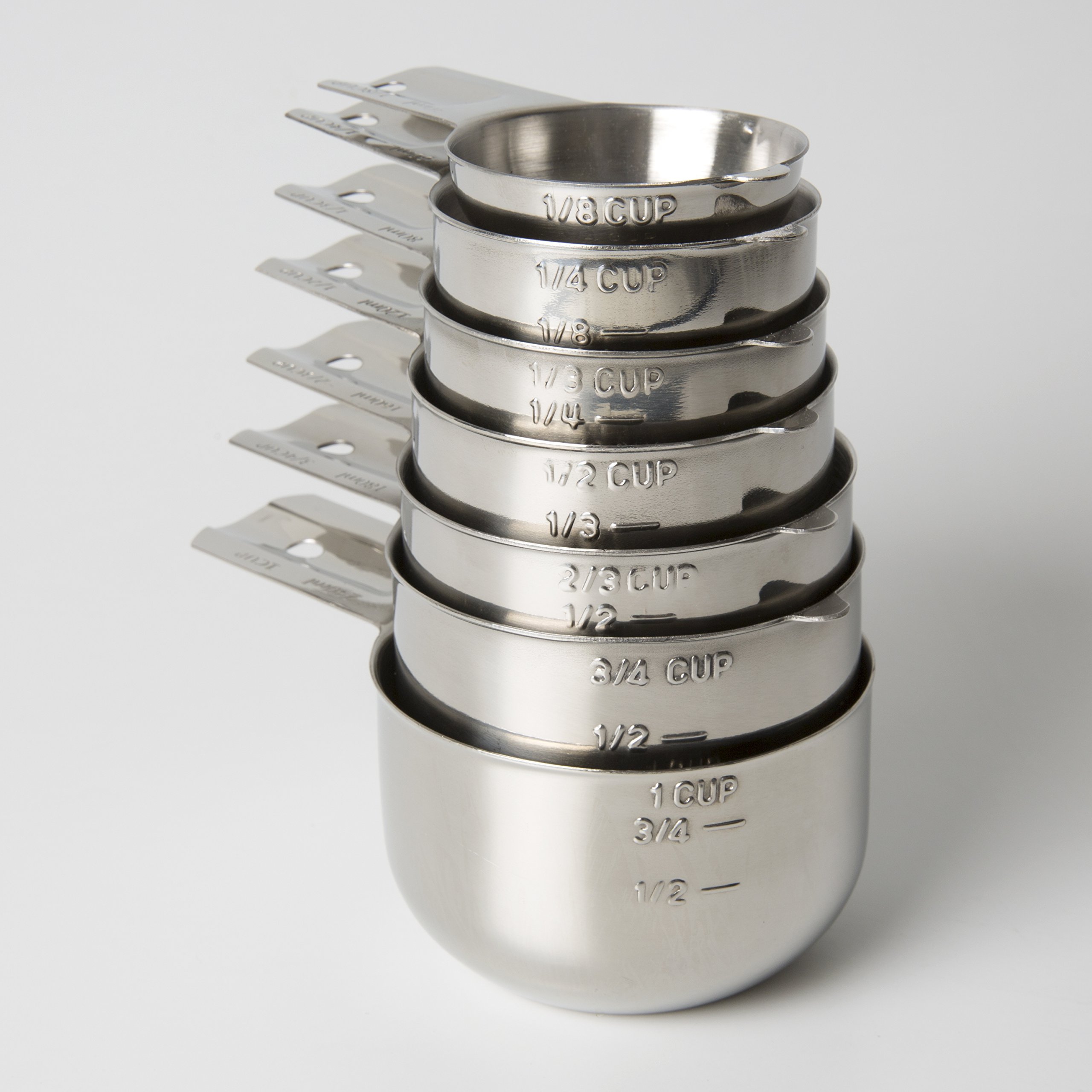 Measuring Cups 7 Piece With New 1 8 Cup Coffee Scoop By KitchenMade