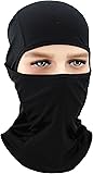 Jasmine Silk Pure Silk Black Balaclava Thermal Under Helmet Protection ...