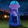 Amazon.com: Joiedomi 9 FT Tall Halloween Inflatable UFO Yard Decoration with Build-in LEDs Blow ...