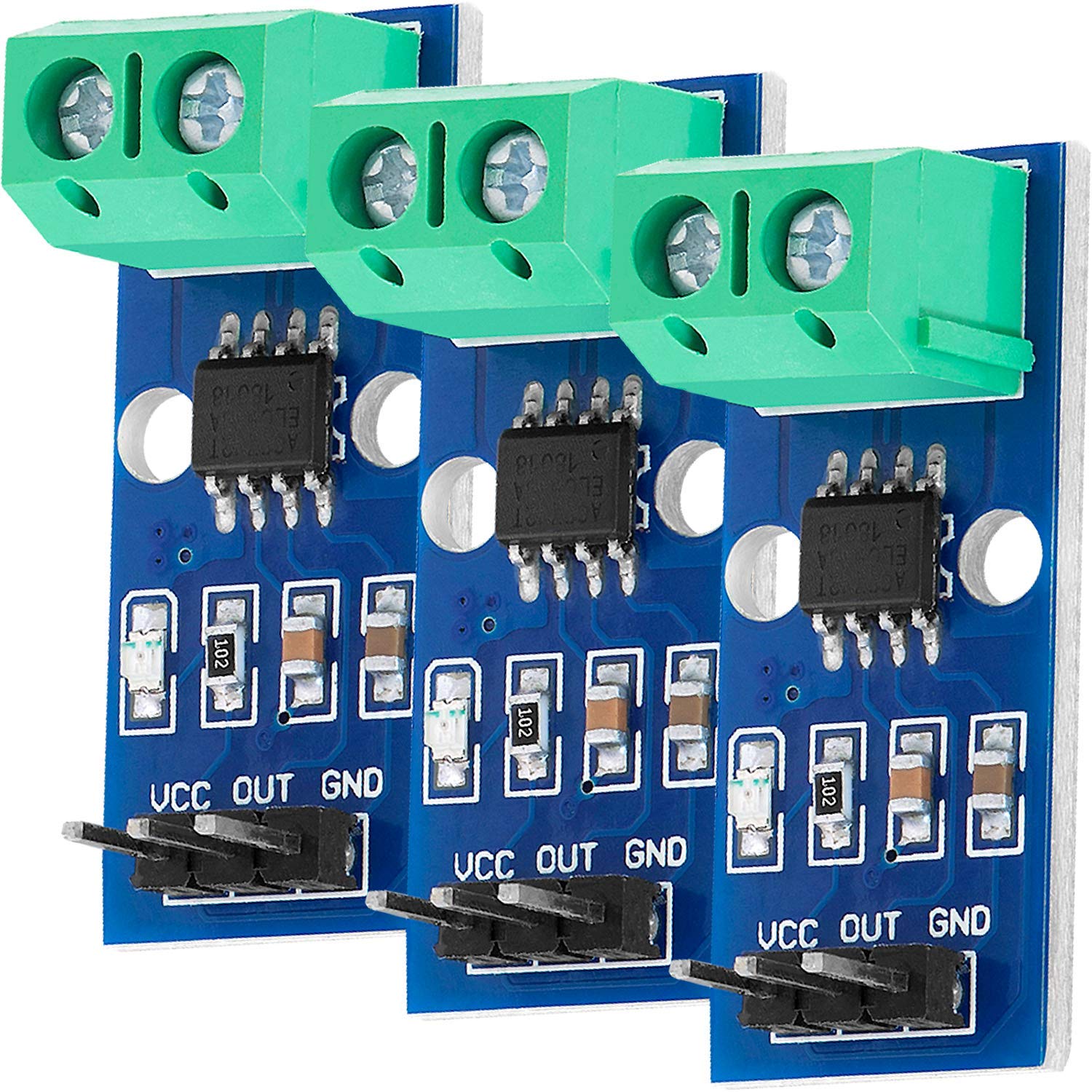 Buy AZDelivery 3 x ACS712 5A Range Current Sensor Measuring Module ...