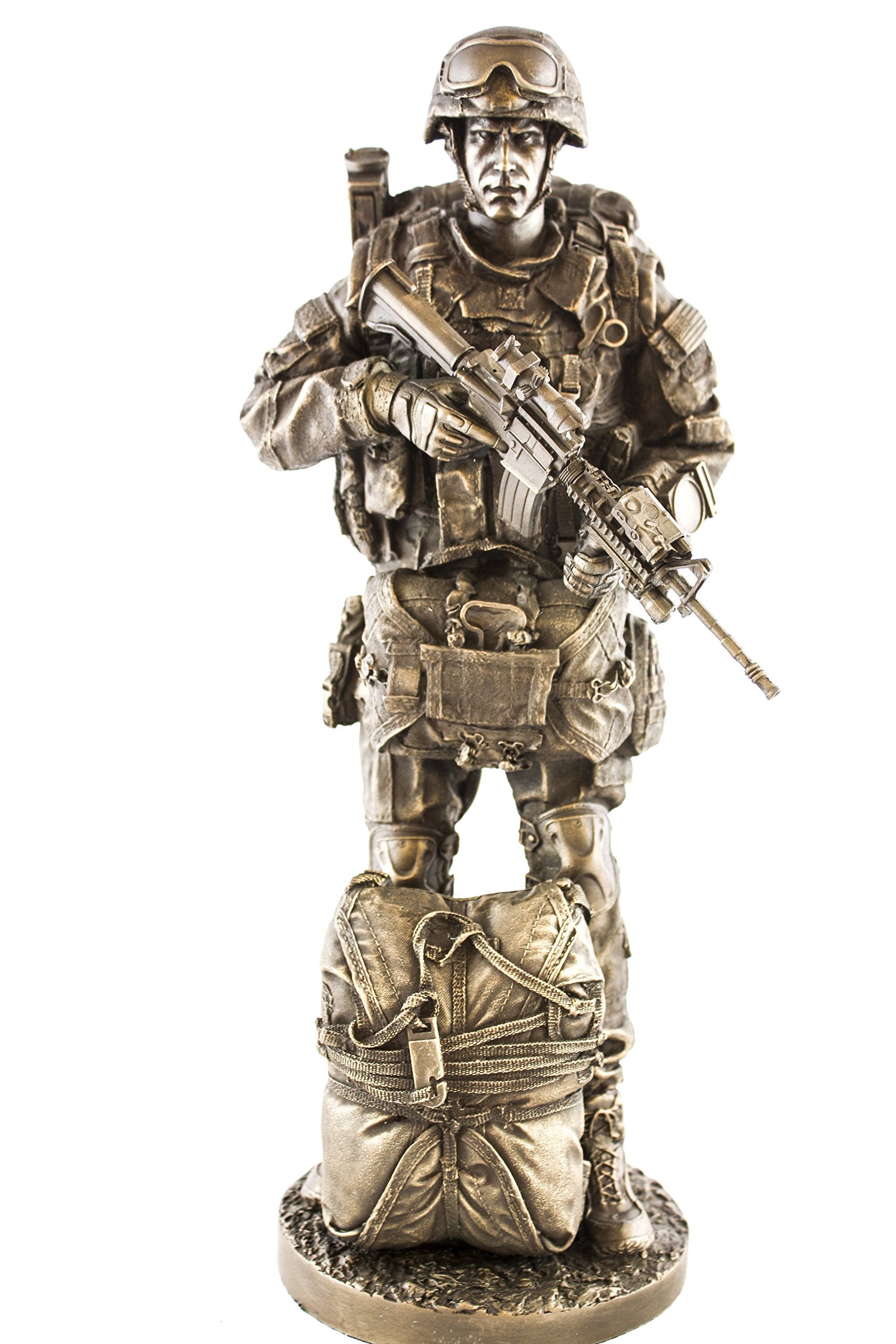 Mua YTC Paratrooper 13" Bronzed Resin Military Statue #8087 Modern Era ...