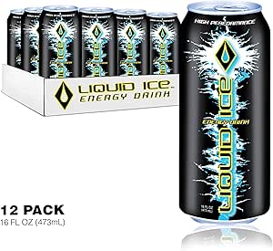 Amazon.com: Liquid Ice Energy Drink - Supreme Classic (16 Fl Oz, 12 ...