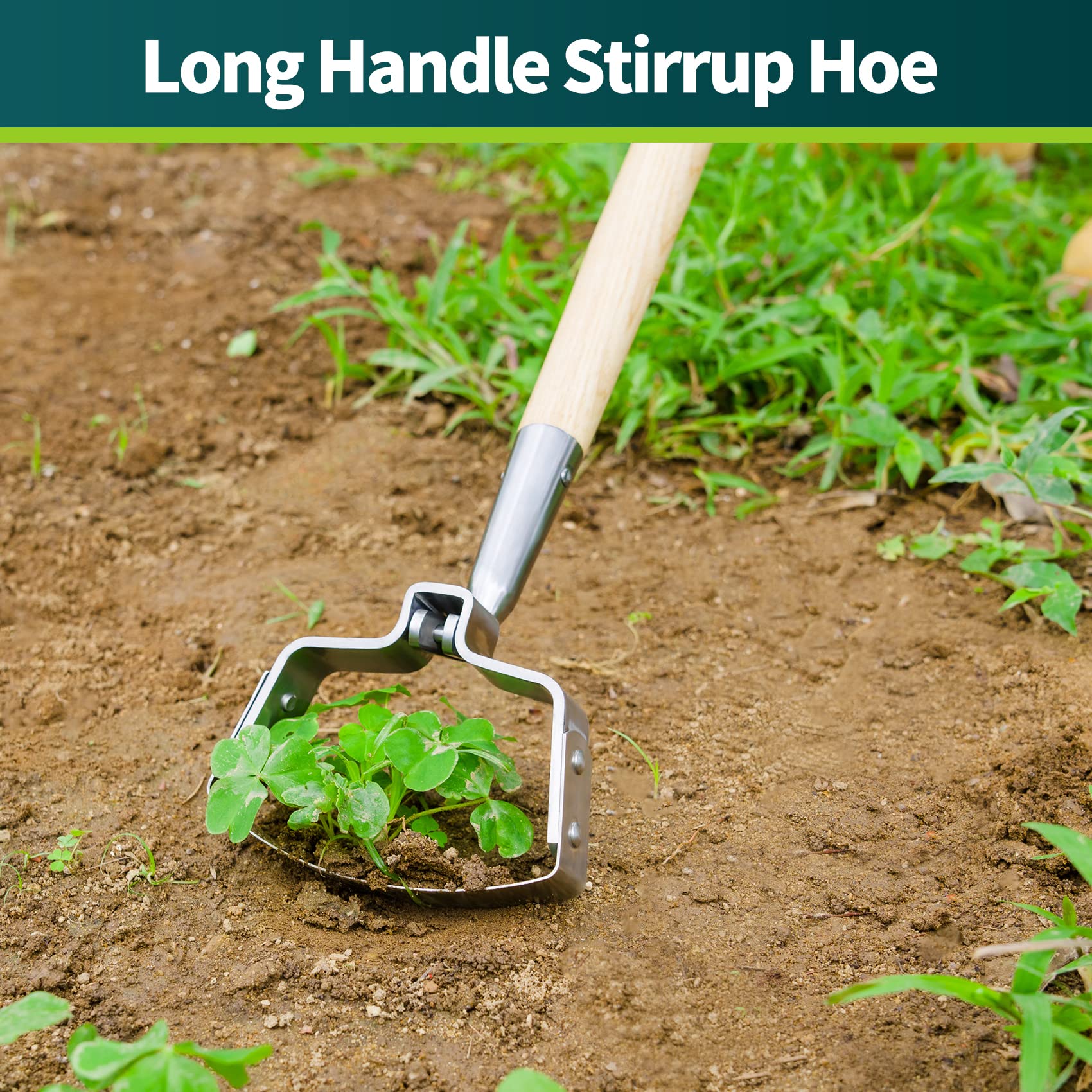 Mua Berry&Bird Garden Weeder Hoe, 63'' Stainless Steel Hula Hoe for ...