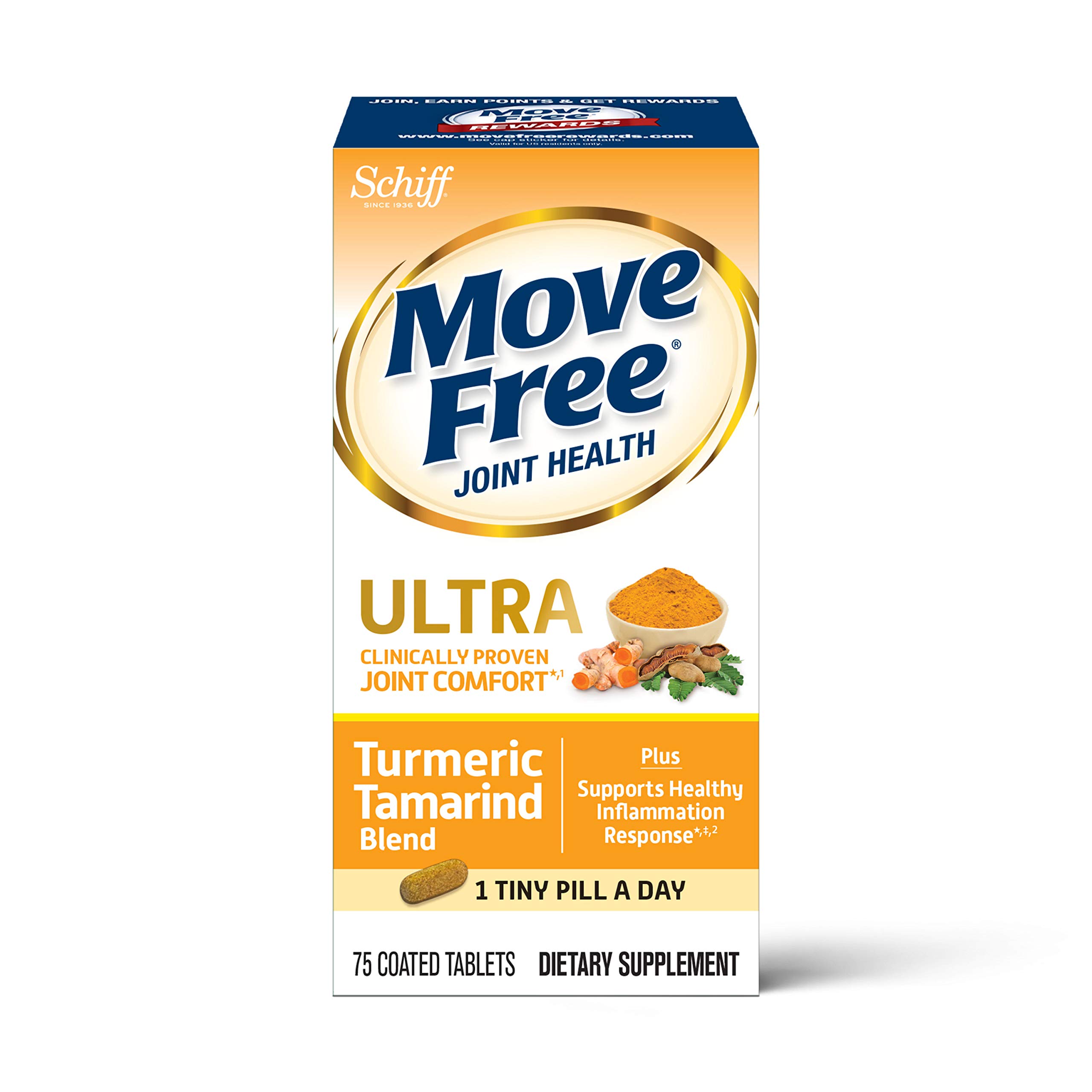 Mua Move Free Ultra Turmeric + Tamarind Joint Support Tablets, 75 Count ...