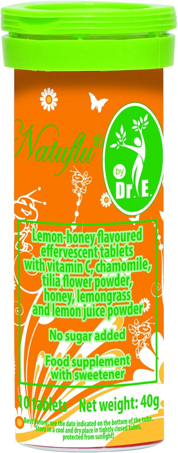 Dr. E 40g Lemon Honey Natuflu Sugar Free Effervescent Tablets – Pack of ...
